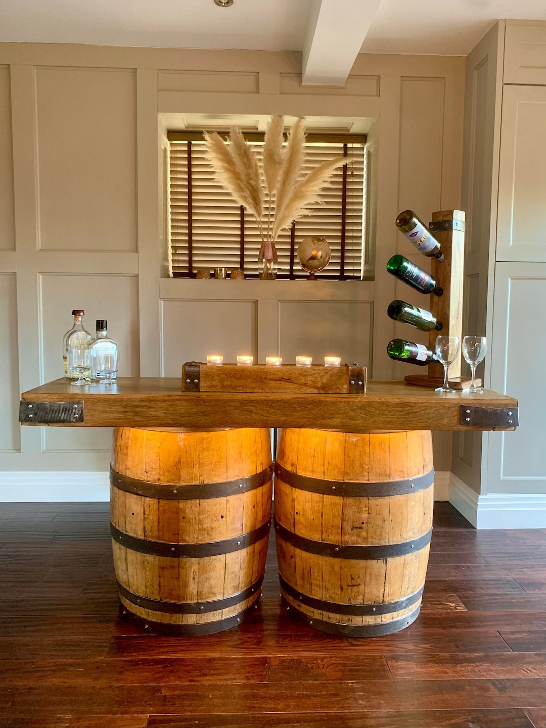 Home Bar Bar Oak Barrel Bar Scotch Whisky Barrel the Whisky House Solid ...