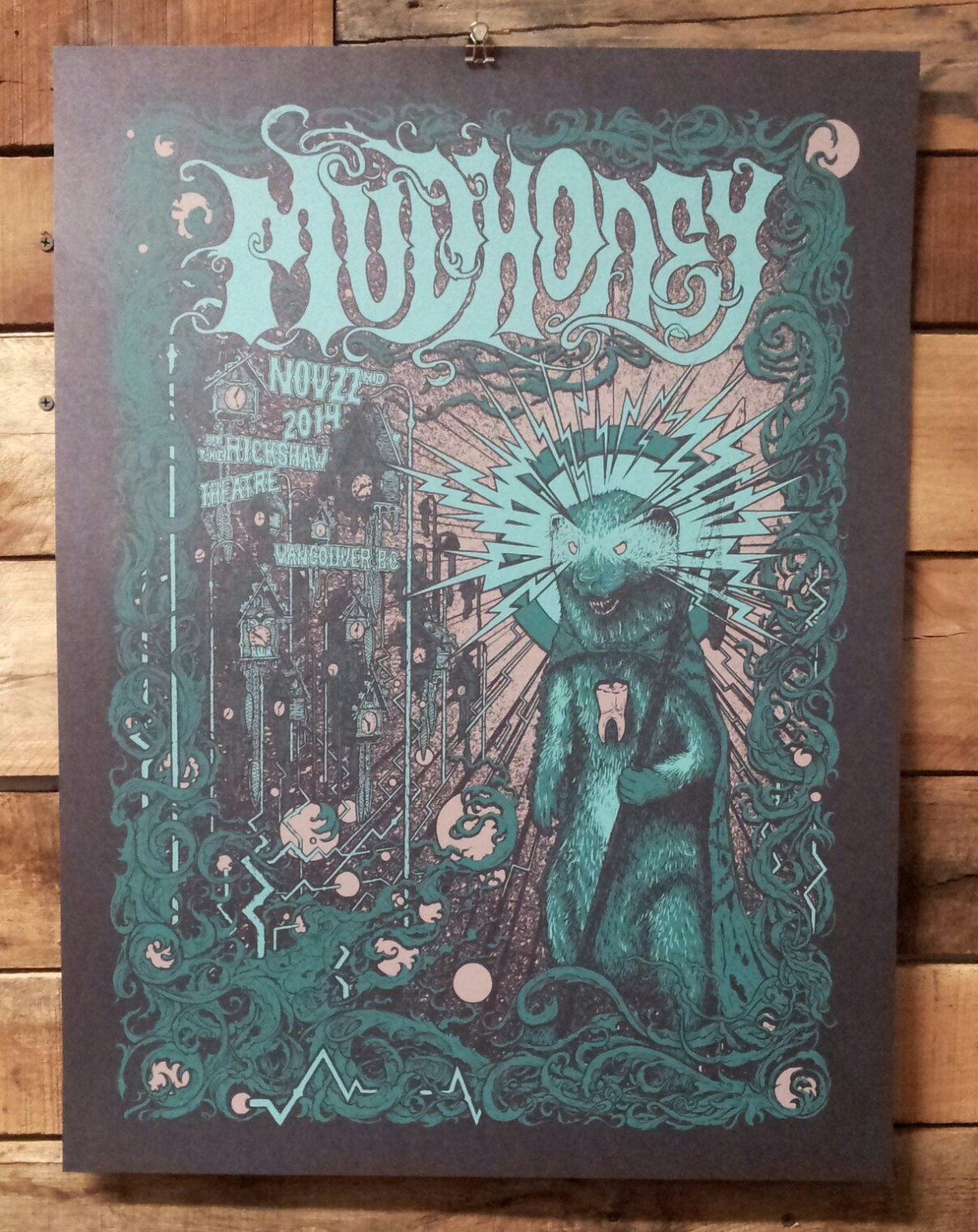 Mudhoney Poster 11-22-14 - Etsy