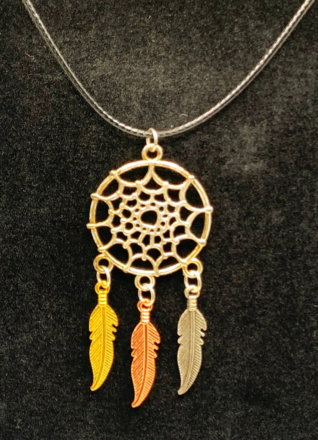 Dream Catcher Pendant Necklace - Etsy