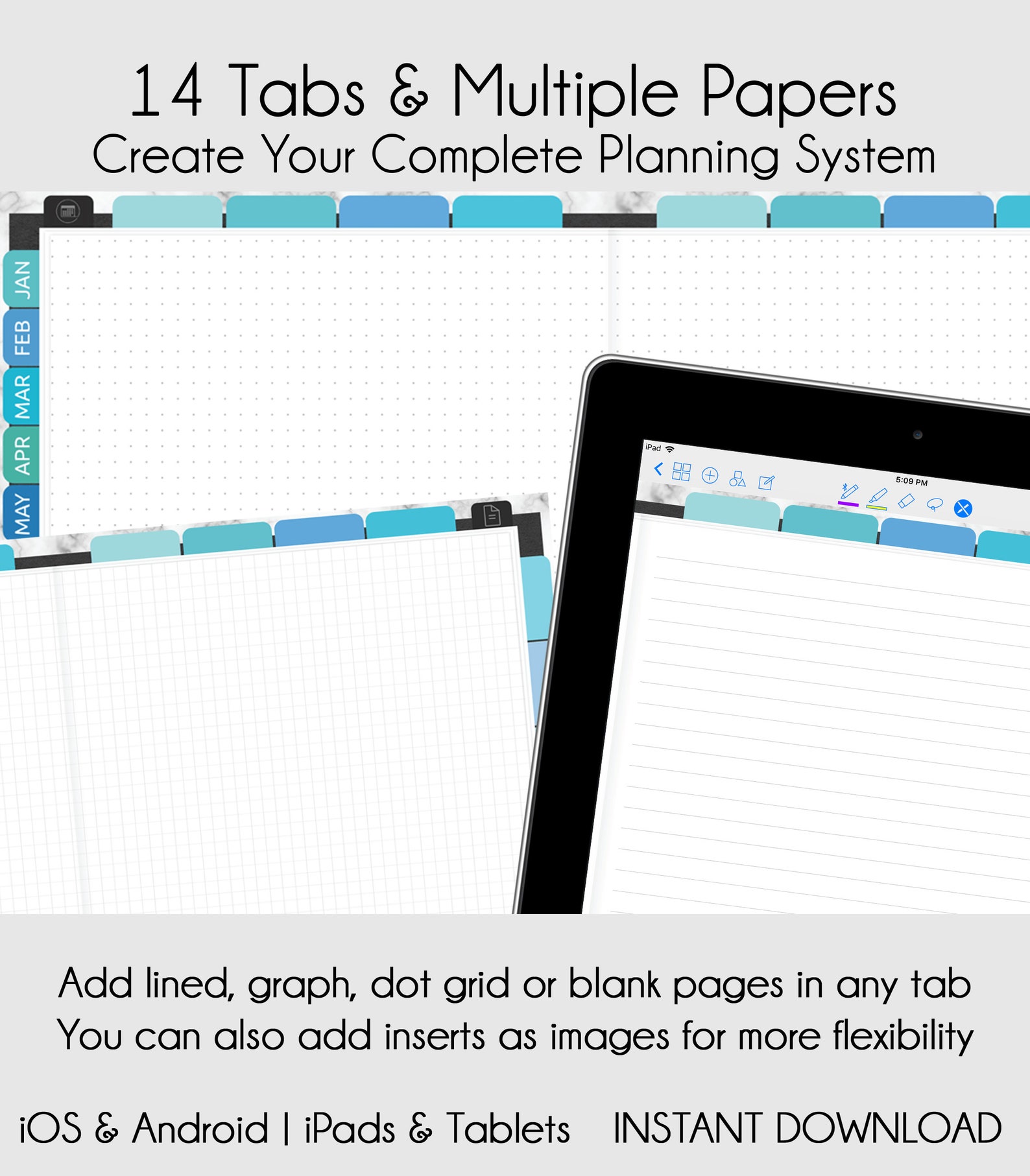 Goodnotes 5 Planner Template Free Guluflat