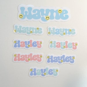Name Stickers for Water Bottles, Kids Name Labels, Name Stickers for ...