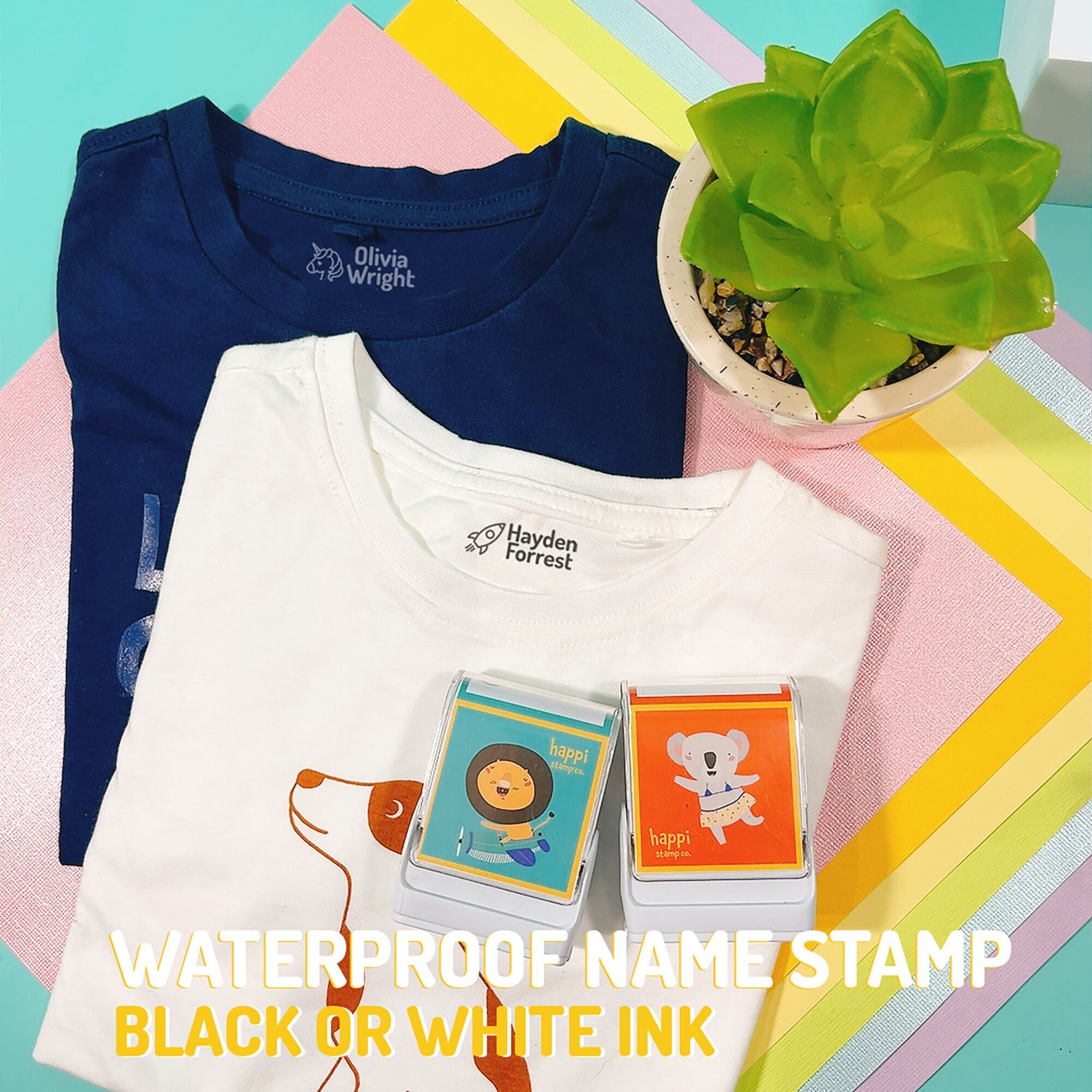 Fabric Stamp, Name Stamp Clothes, Fabric Name Stamp, Clothing Stamp ...