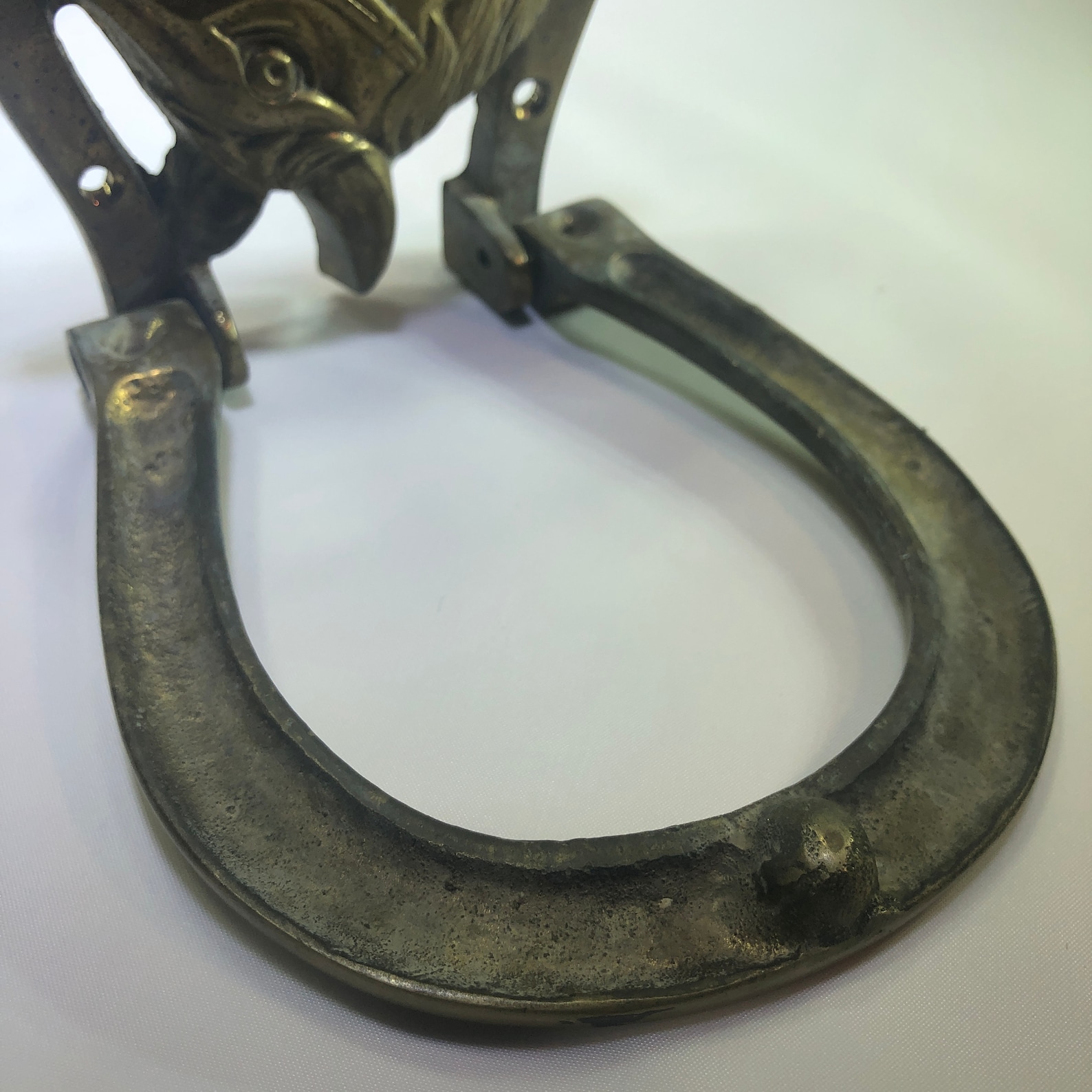 Door Knocker Solid Brass Horseshoe Equestrian Hardware - Etsy
