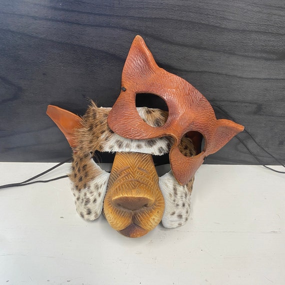 Leather Theatre Masks Newman's Commedia Co Animalia H… - Gem