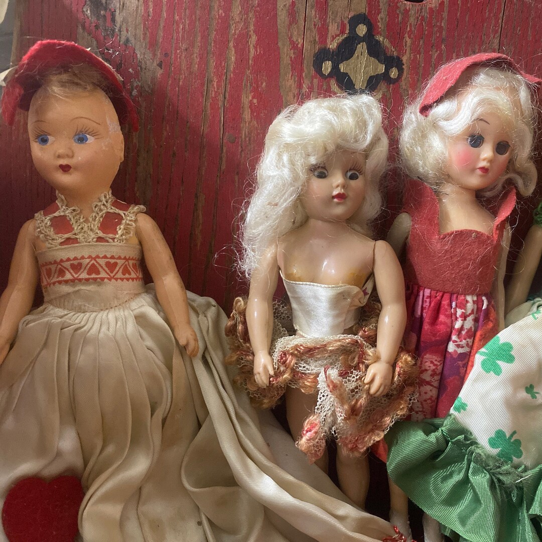 Creepy Doll Collection Vintage Lot 4 Dolls Included Mechanical - Etsy