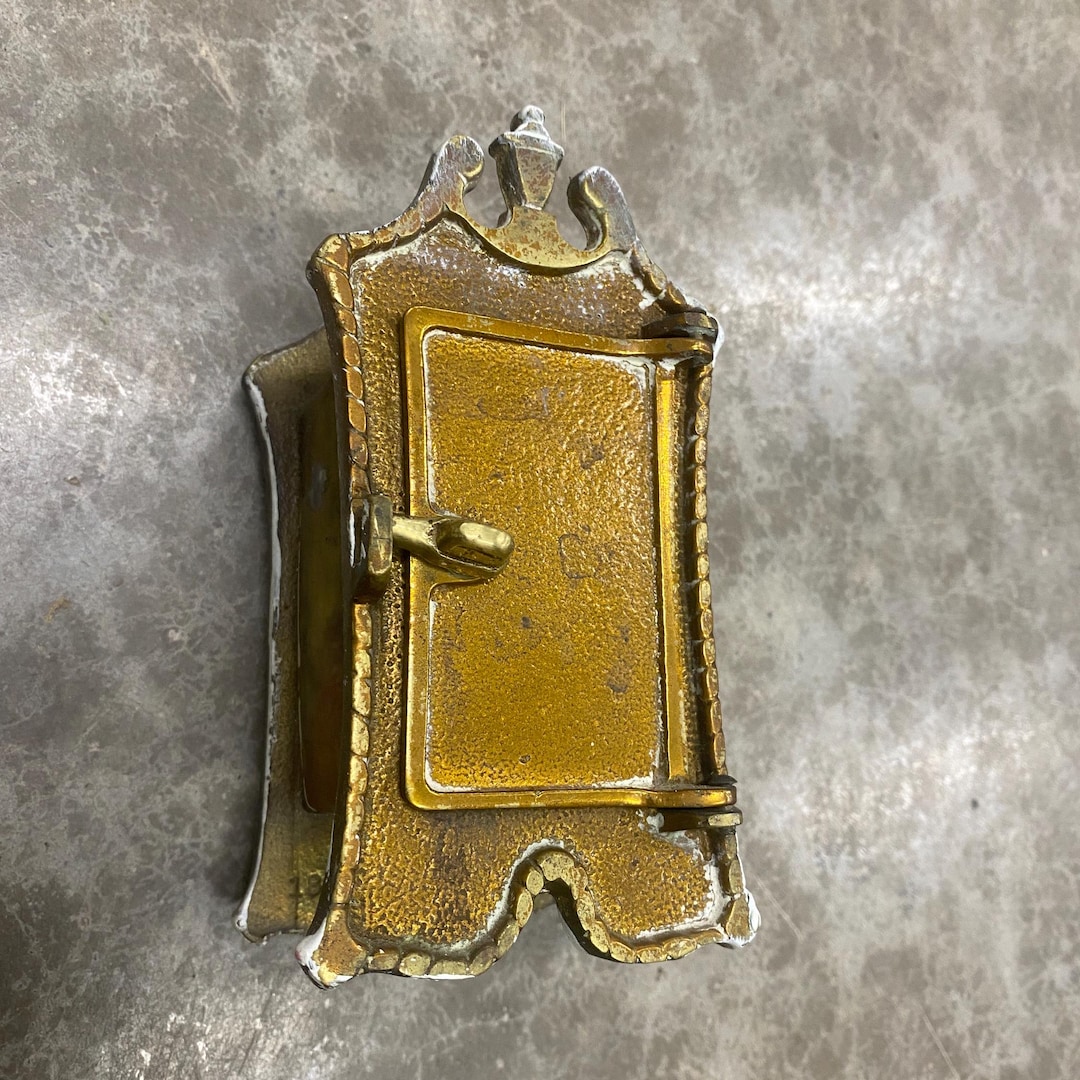 Door Knocker Peep Hole Antique 1912 Exterior Door Hardware Heavy Brass - Etsy