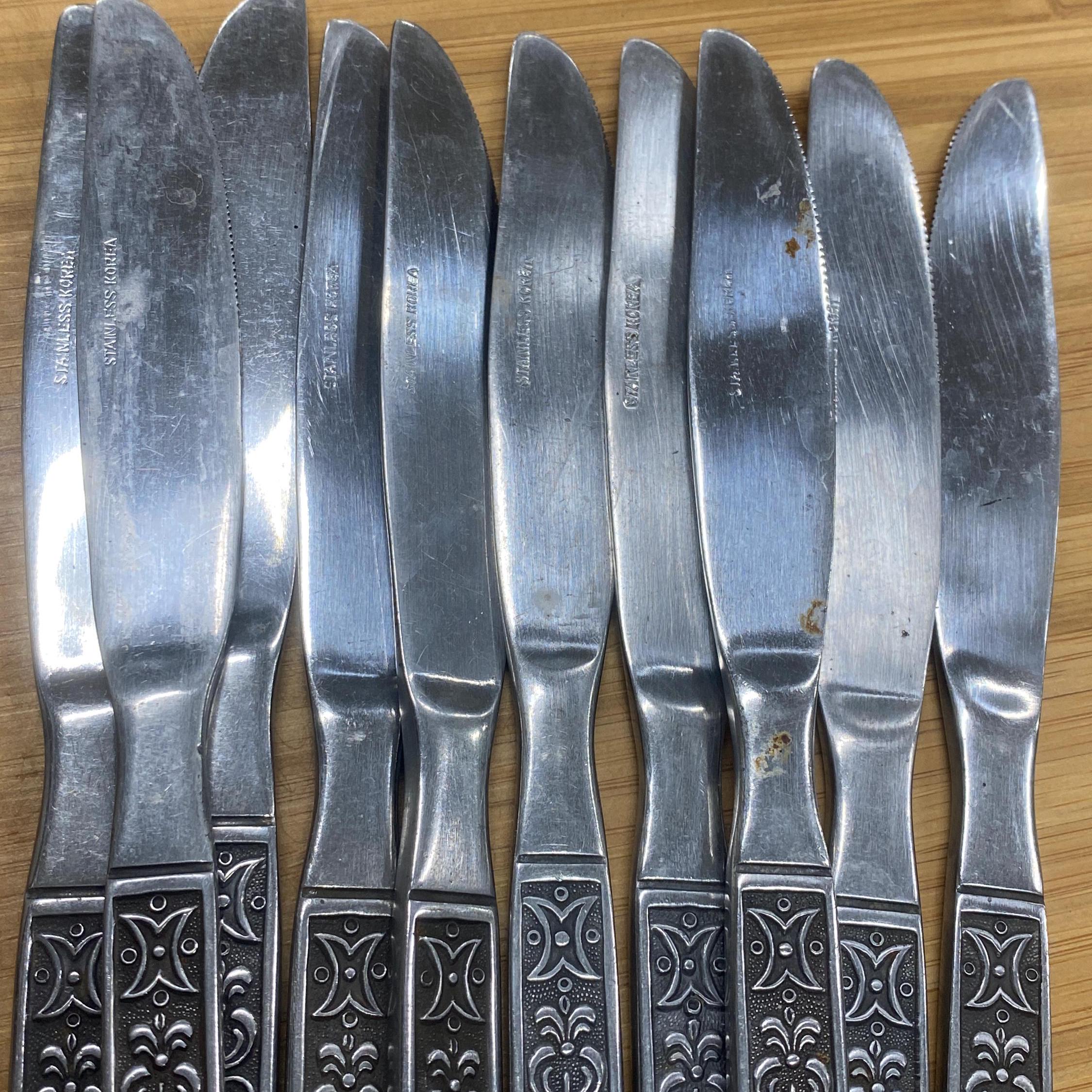 ORL59 Orleans Flatware Vintage Stainless Witchy Scroll Moon Designs ...