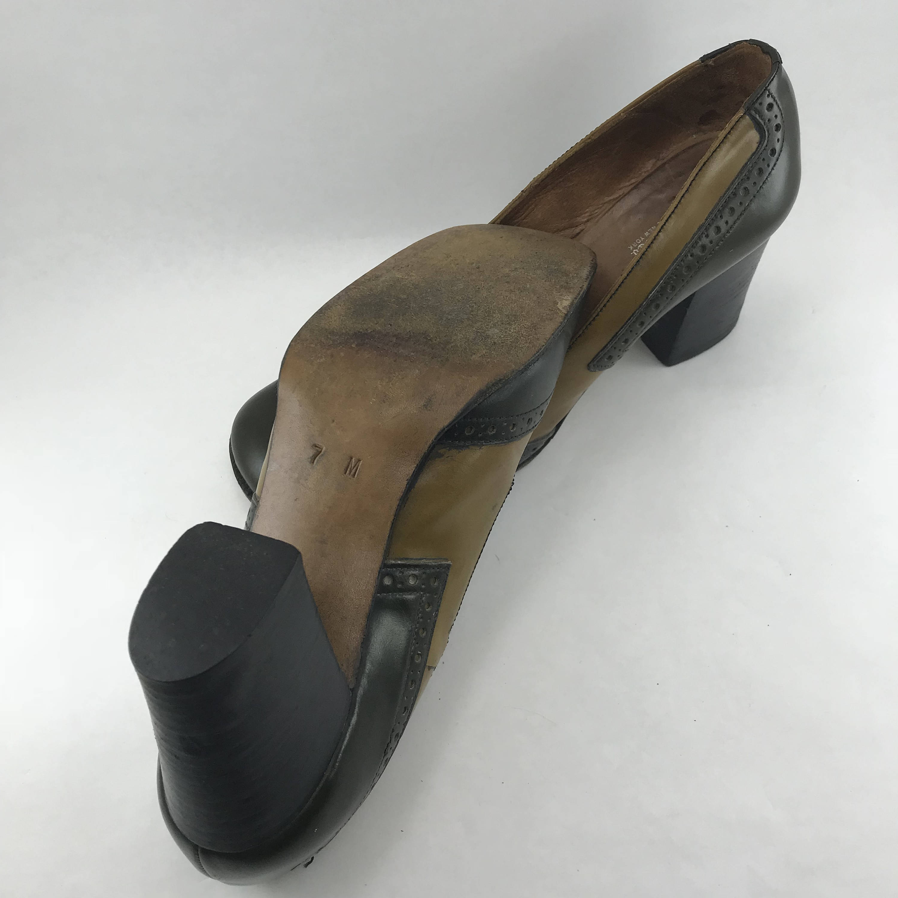 B. Altman Co The Balta Rare 1940s Leather Two-toned Oxford | Etsy