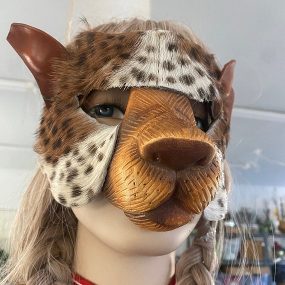 Leather Theatre Masks Newman's Commedia Co Animalia H… - Gem