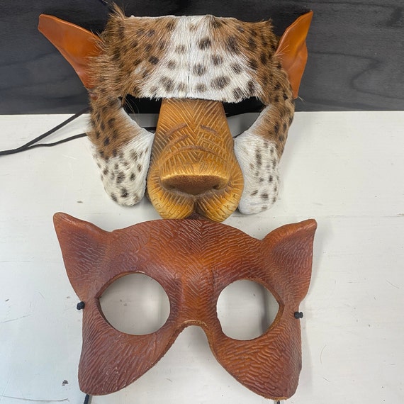 Leather Theatre Masks Newman's Commedia Co Animalia H… - Gem