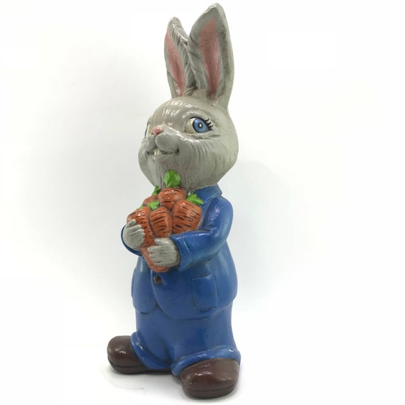 Peter Rabbit Hand Painted Figurine Beatrix Potter Statuette | Etsy