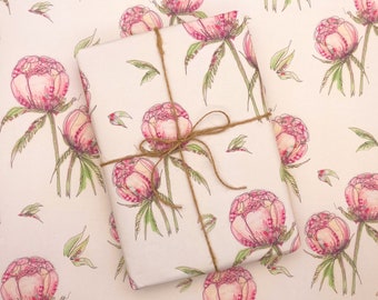 Floral Gift Wrap | Etsy