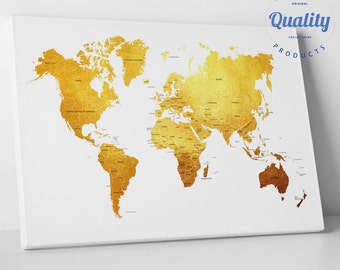 Custom world map | Etsy