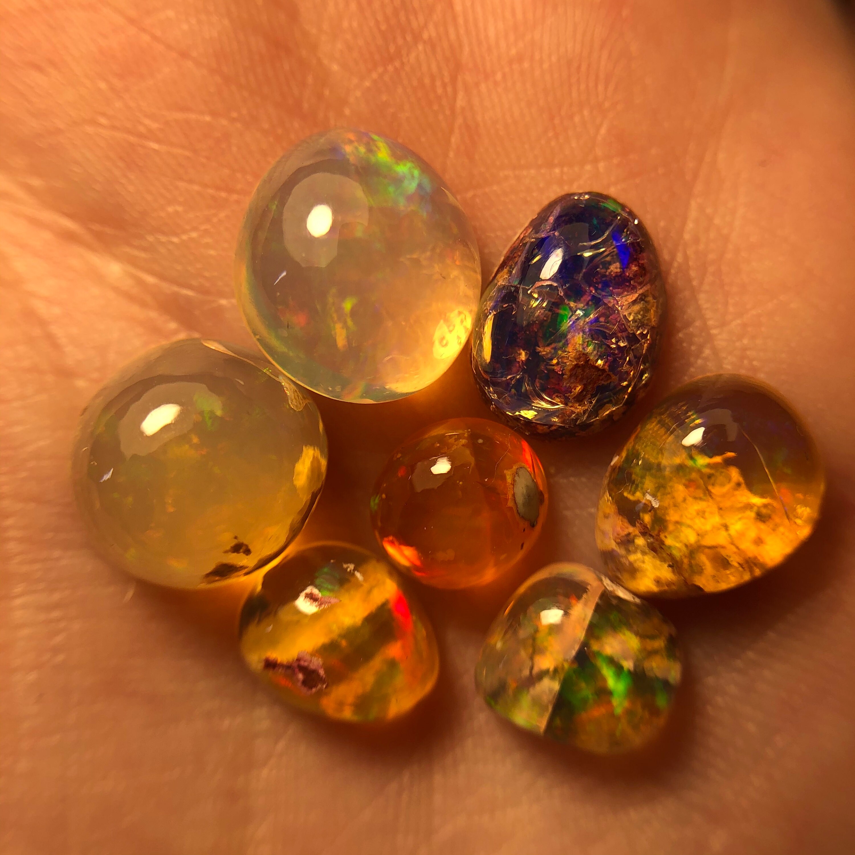 Natural Mexican Fire Opal Lot Mexican Opals Parcel - Etsy