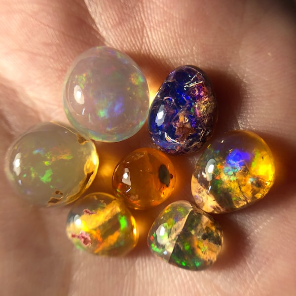 Natural Mexican Fire Opal - Etsy