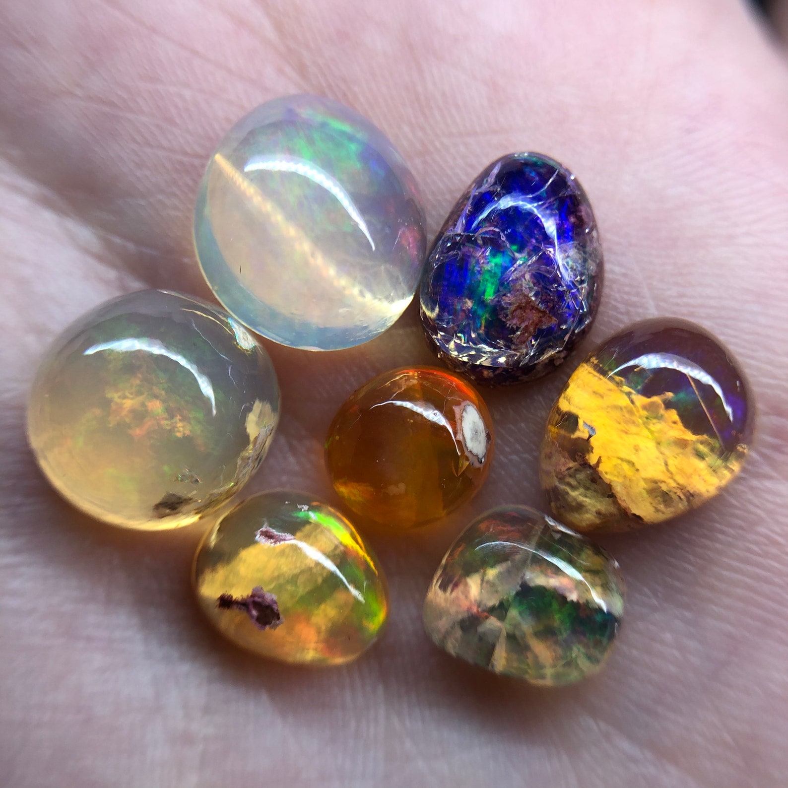 Natural Mexican Fire Opal Lot Mexican Opals Parcel - Etsy