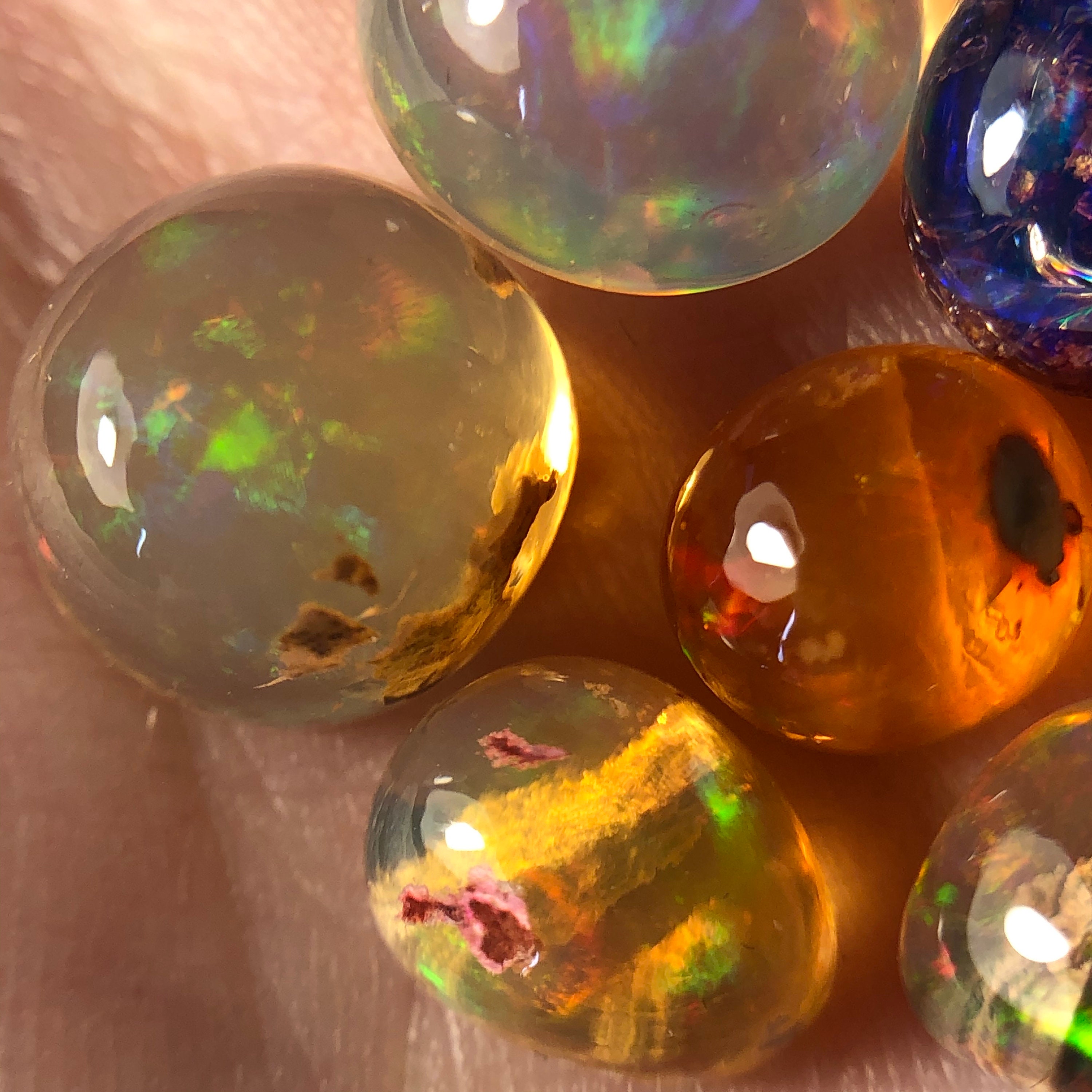 Natural Mexican Fire Opal Lot Mexican Opals Parcel - Etsy