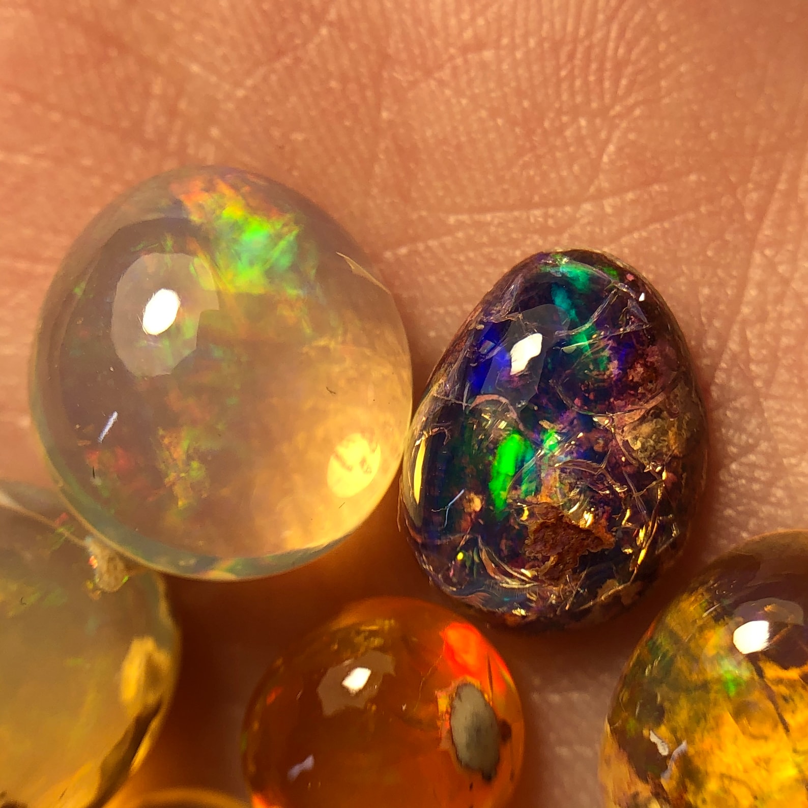 Natural Mexican Fire Opal Lot Mexican Opals Parcel - Etsy