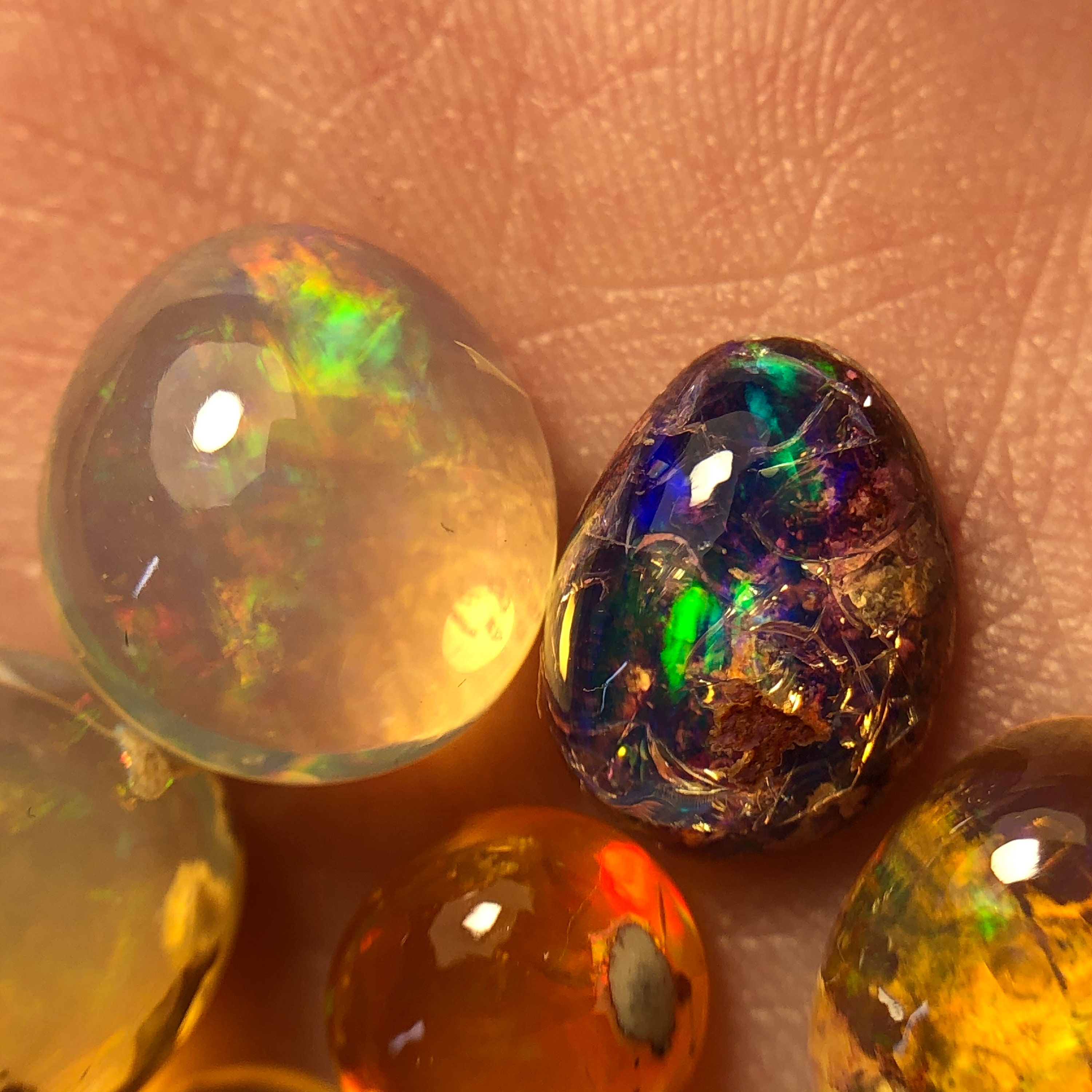 Natural Mexican Fire Opal Lot Mexican Opals Parcel - Etsy