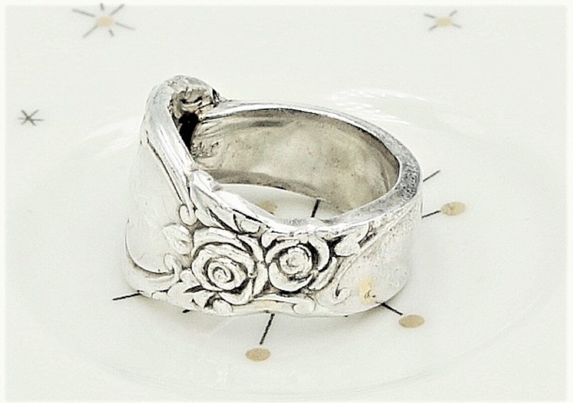 Spoon Ring Vintage Upcycled Flatware Silverware Jewelry "country Lane ...