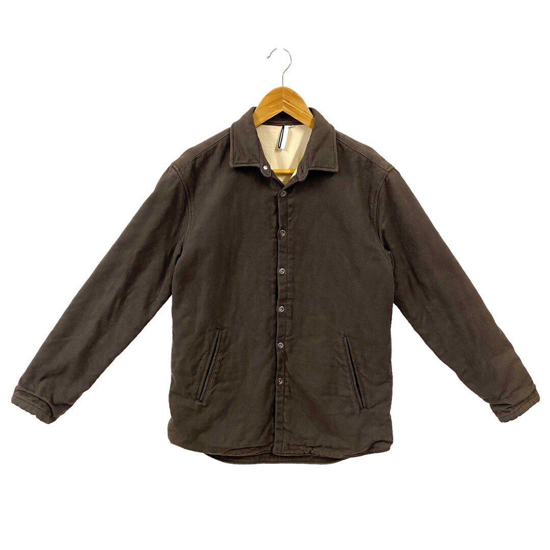 Vintage Style Japanese Made Brown Fade Colorway Heavy Cotton Jacket ...