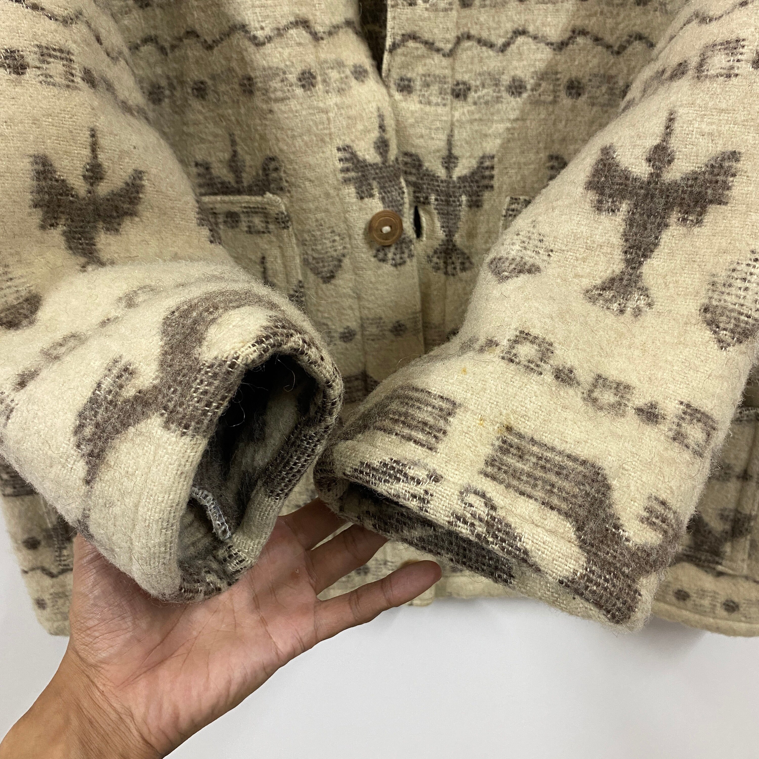 Vintage SHAMAN Ecuador Wool Blanket Coat Bohemian Jacket Vintage SHAMAN Ecuador Wool Blanket Coat Bohemian Jacket
