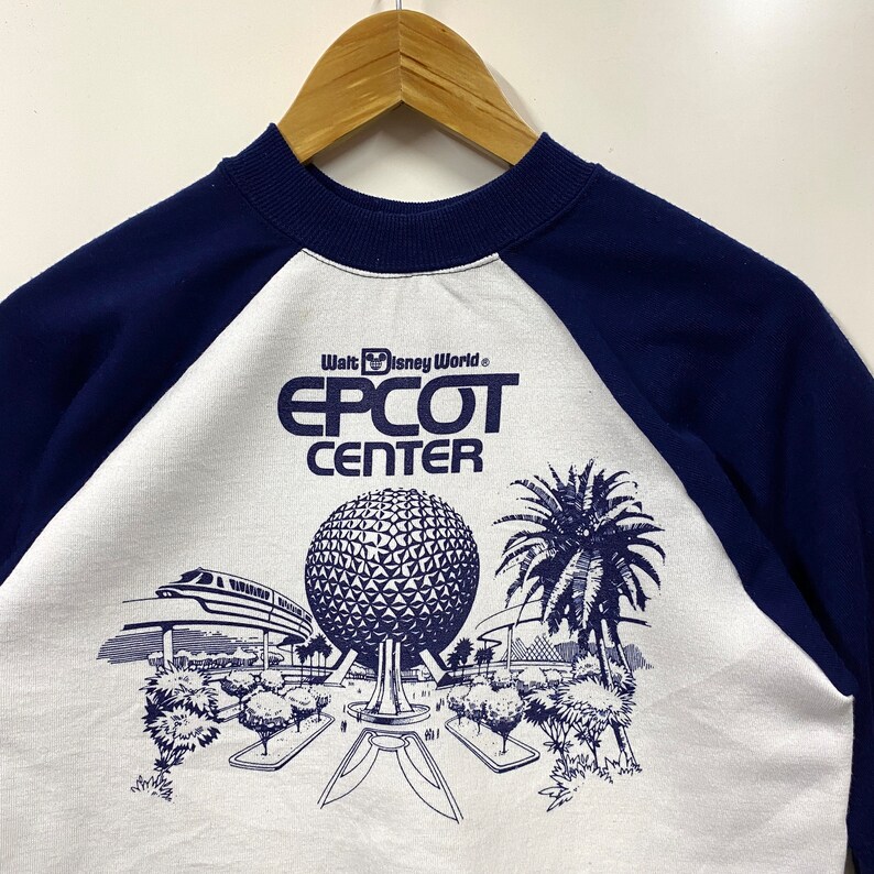 RARE Vintage 90s EPCOT Center Sweatshirt Epcot Sweater Walt Disney ...
