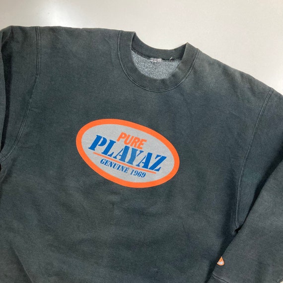 Faded Distressed Vintage 90s Pure Playaz Sweatshirt P… - Gem