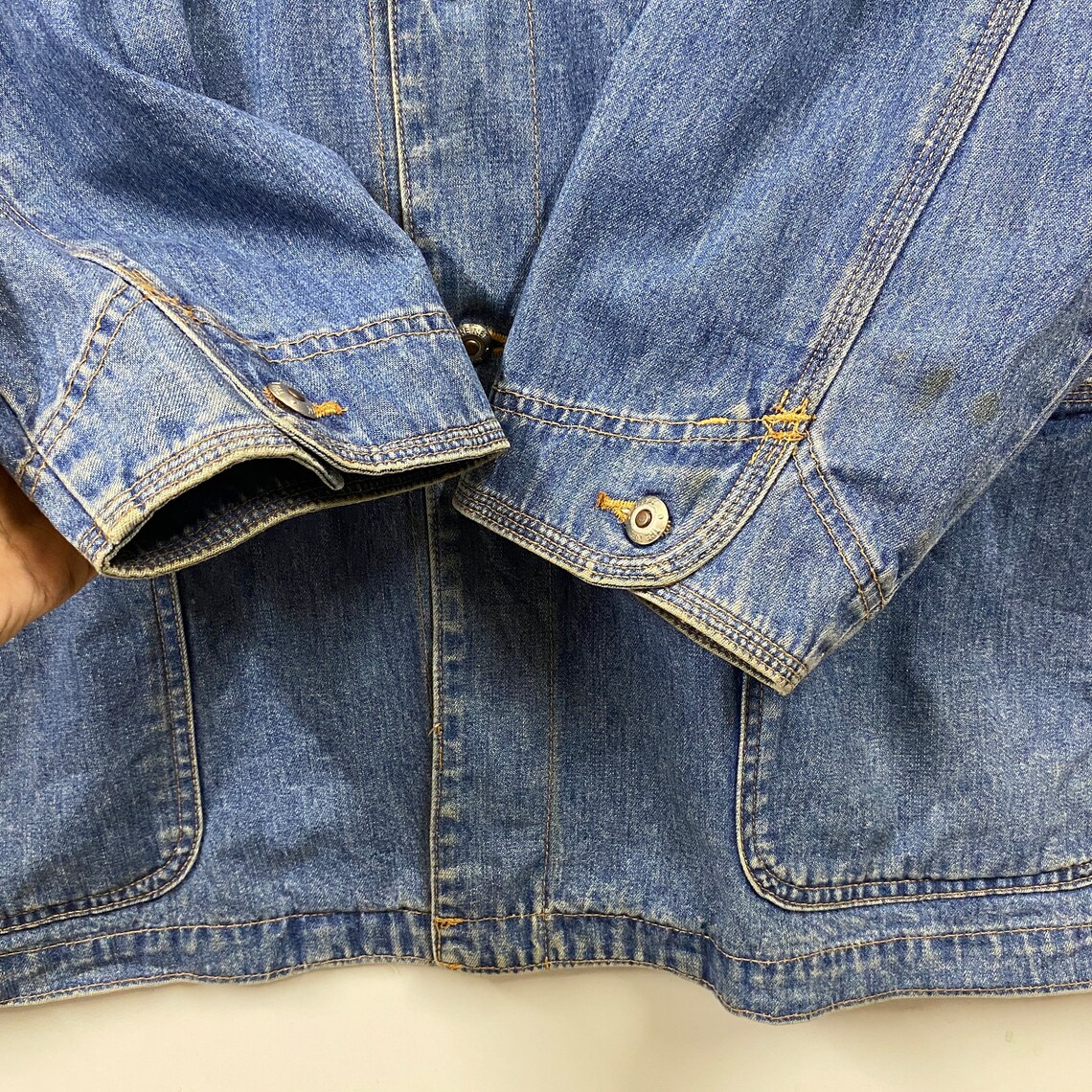 Vintage NET Denim Workwear Jacket the Net Jeans Chore Coat Oversized ...