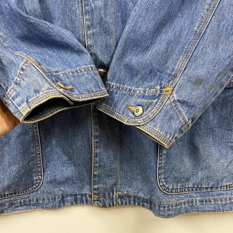 Vintage NET Denim Workwear Jacket the Net Jeans Chore Coat Oversized ...