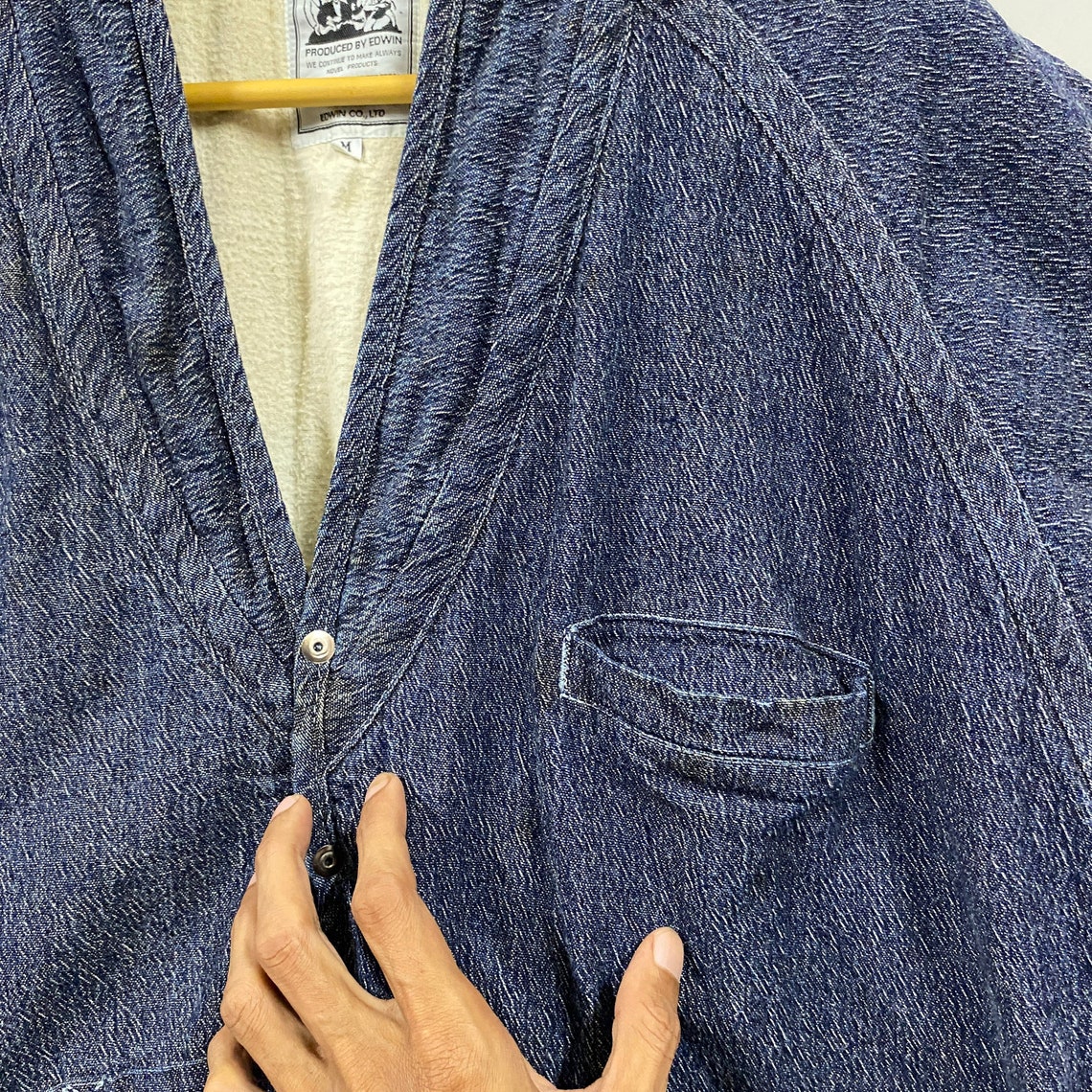 RARE Vintage Japanese Brand Edwin Workwear Jacket Denim Chore - Etsy