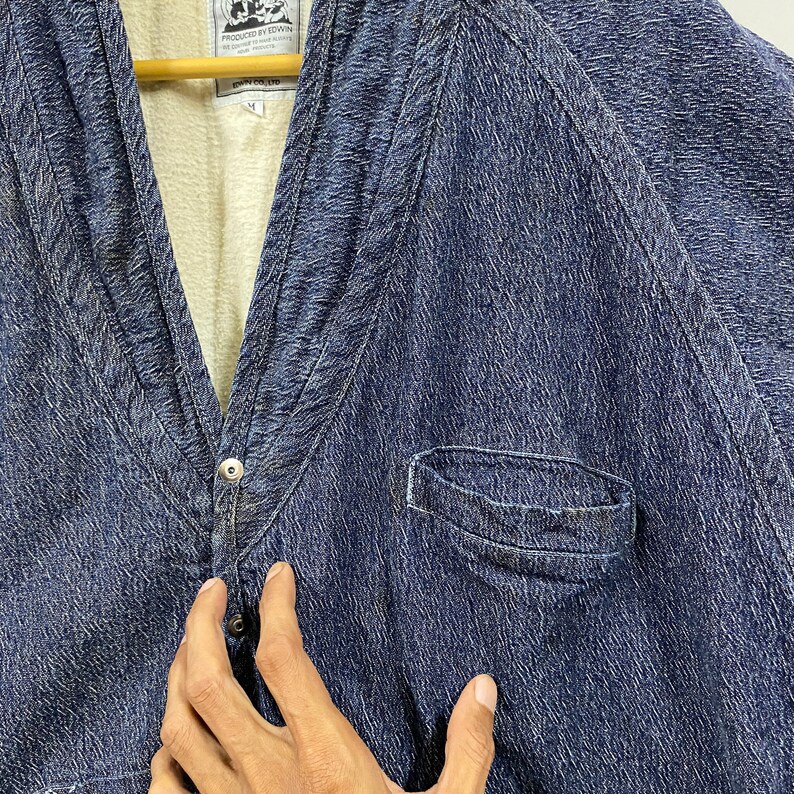 RARE Vintage Japanese Brand Edwin Workwear Jacket Denim Chore Coat ...