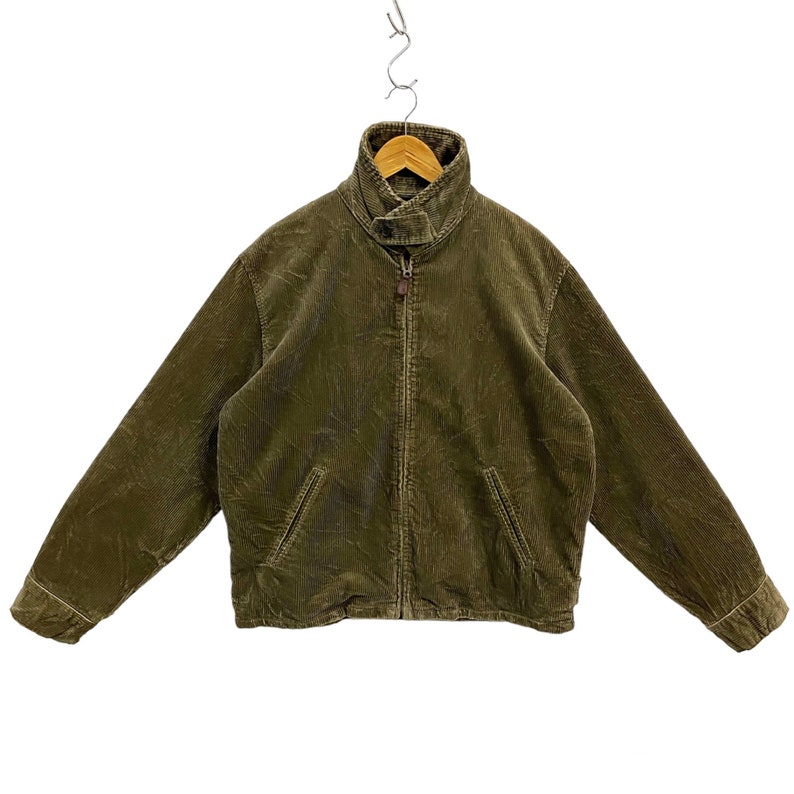 Vintage POLO by Ralph Lauren Corduroy Jacket Harrington Style Classic Ralph Lauren Polo ...