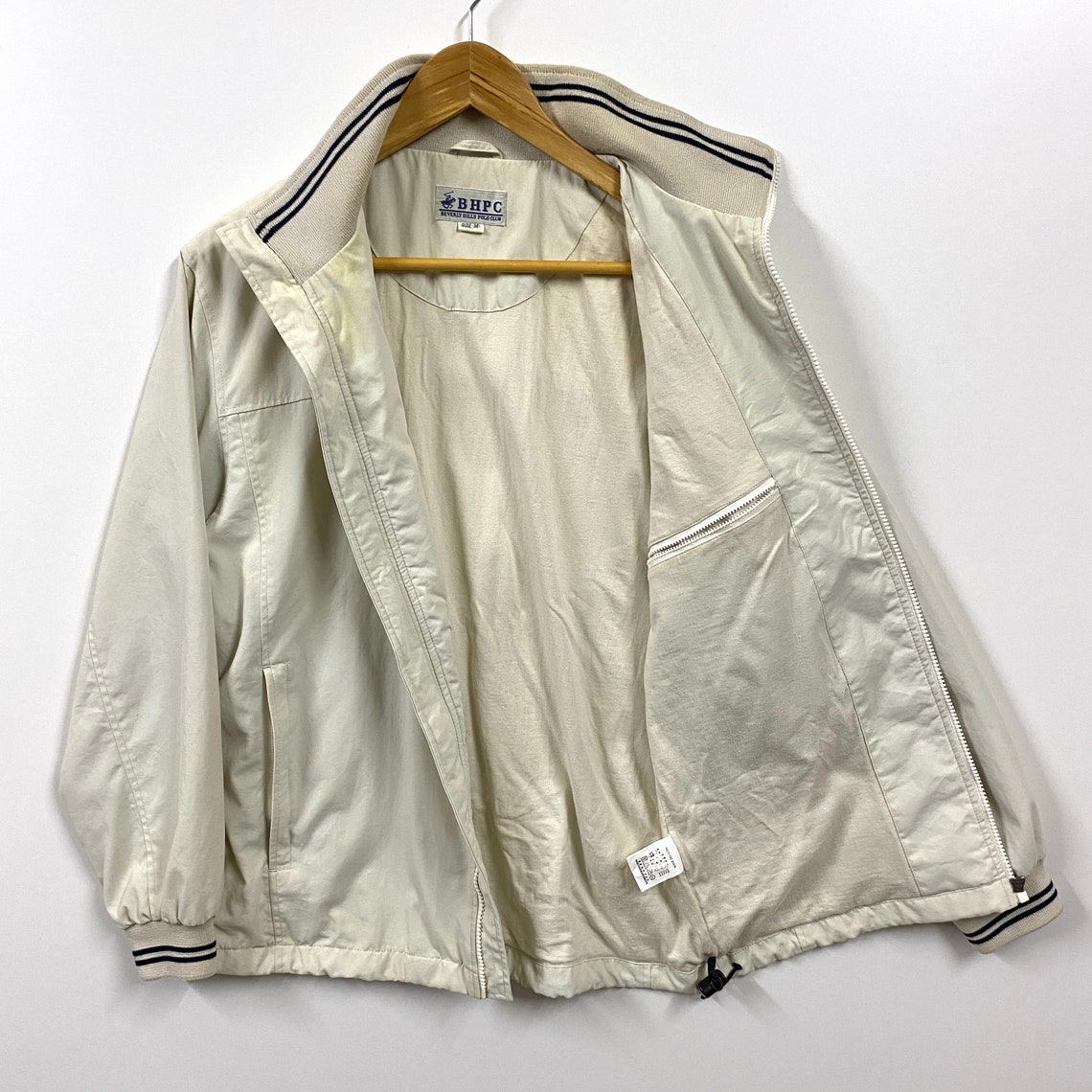 Vintage 90s Beverly Hills Polo Club Jacket Polo Club Windbreaker Polo ...