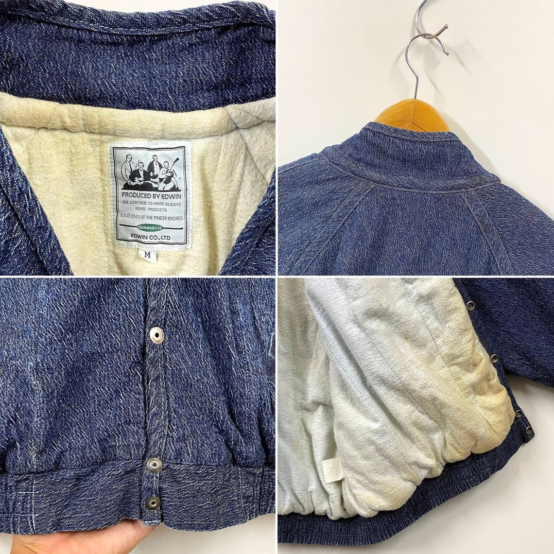 RARE Vintage Japanese Brand Edwin Workwear Jacket Denim Chore Coat ...