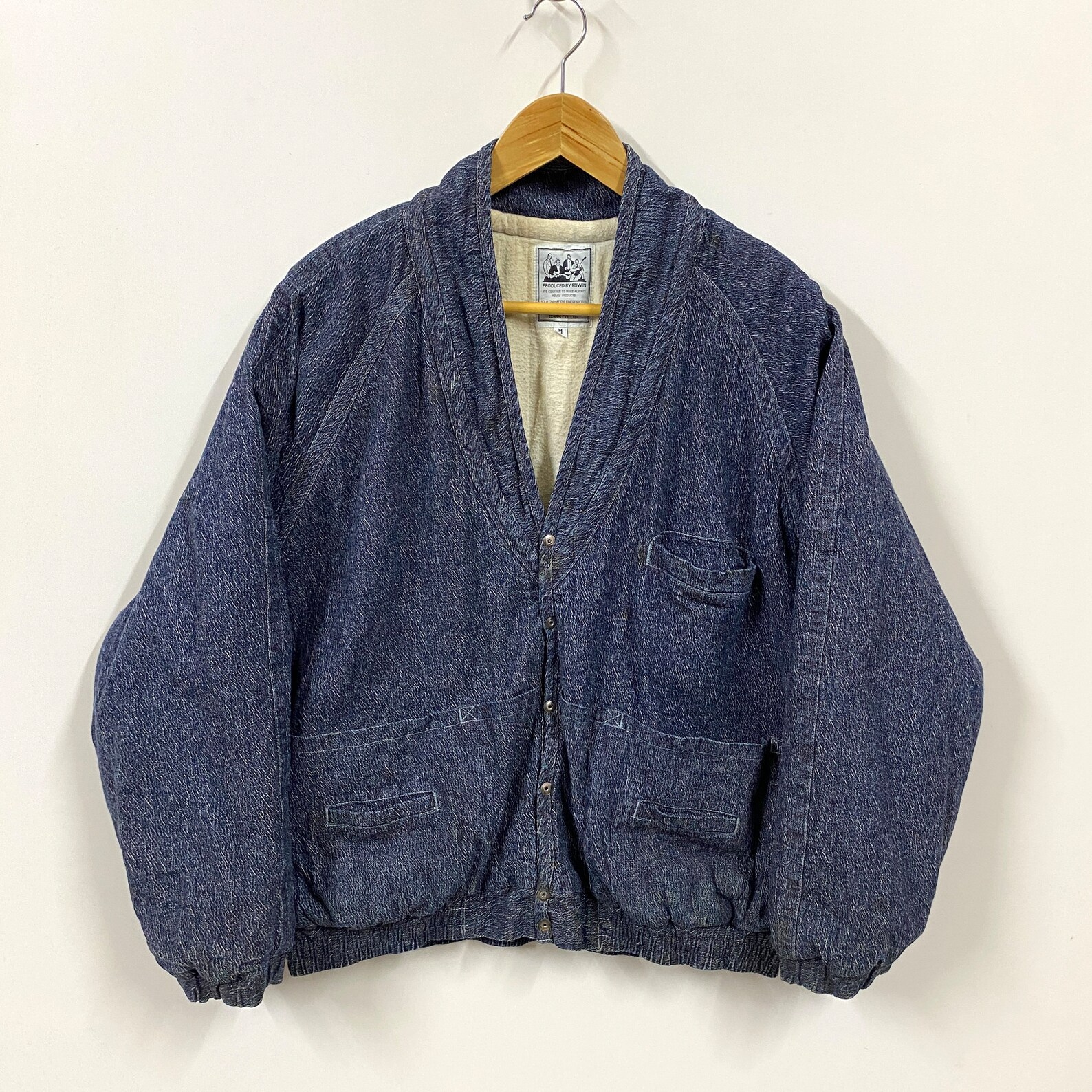 RARE Vintage Japanese Brand Edwin Workwear Jacket Denim Chore - Etsy