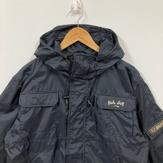 Vintage Bad Boy Windbreaker Nylon Technical Parka Jacket Bad Vintage Bad Boy Windbreaker Nylon Technical Parka Jacket Bad