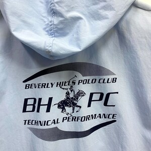 Vintage Beverly Hills Polo Club Hoodie Light Cotton Jacket Full Zip ...