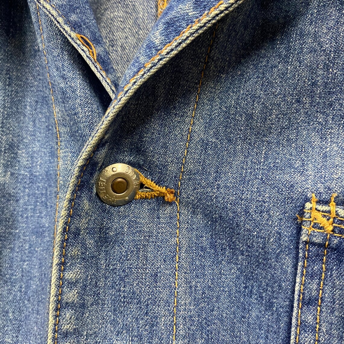 Vintage NET Denim Workwear Jacket the Net Jeans Chore Coat Oversized ...