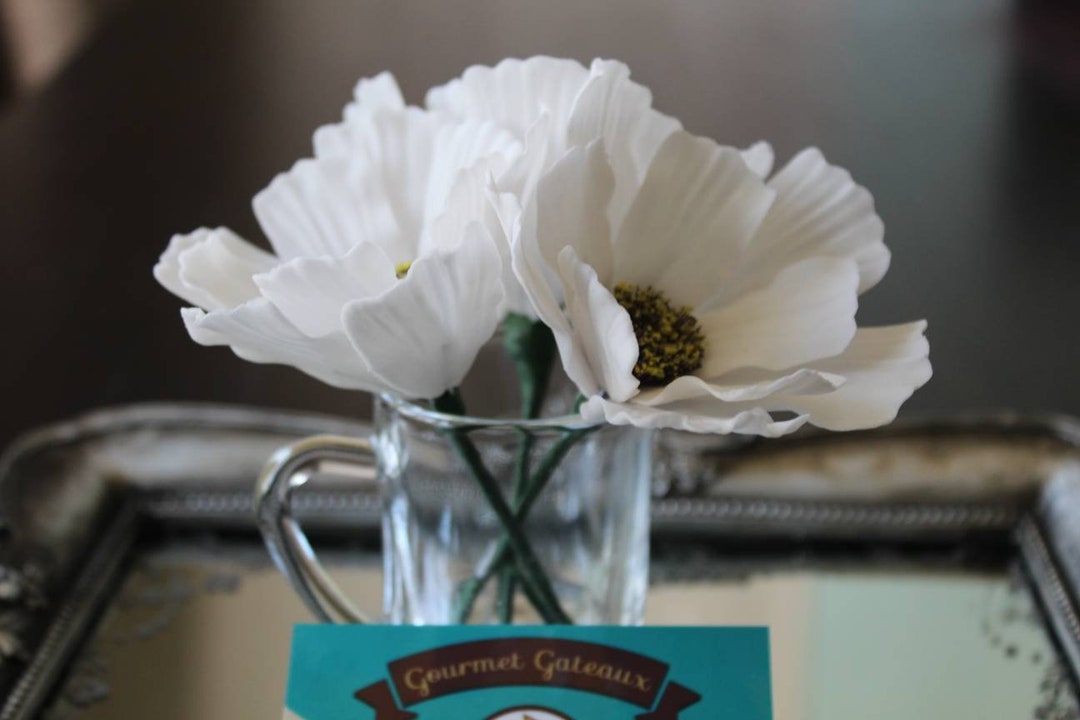 Handmade Edible Sugar Cosmo Flower Cake Topper Decorations Wedding - Etsy