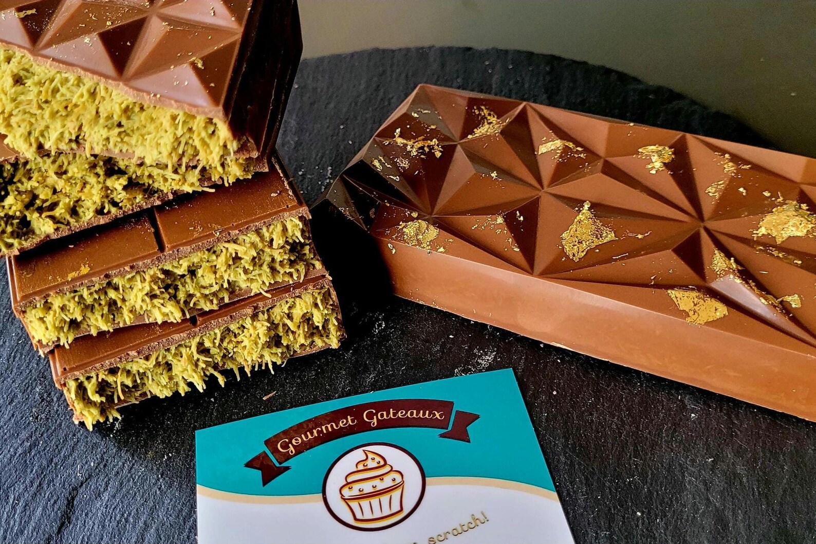 VIRAL DUBAI CHOCOLATE Bar, Luxury Chocolate Filled With Crispy, Crunchy ...