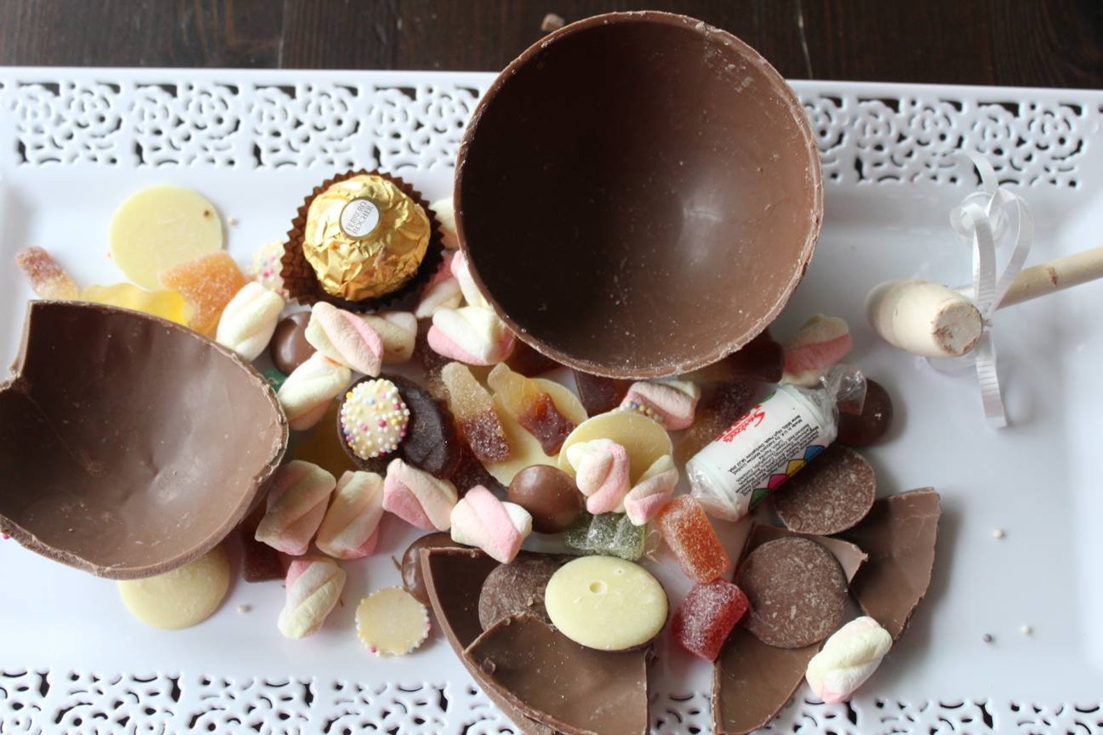 Smash Chocolate Bomb Filled with Sweet Treats Chocolates | Etsy