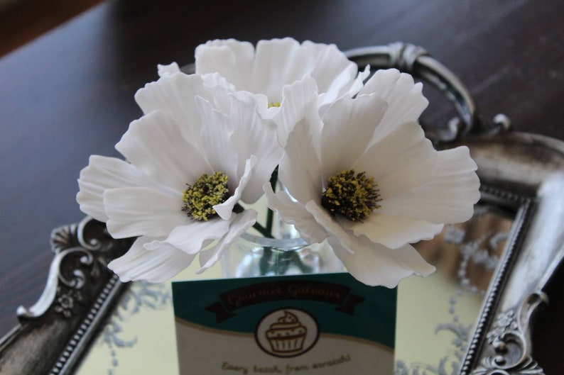 Handmade Edible Sugar Cosmo Flower Cake Topper Decorations Wedding - Etsy