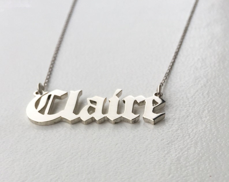 Personalised Old English Font Name Necklace Gothic Name Etsy UK personalised-old-english-font-name-necklace-gothic-name-etsy-uk