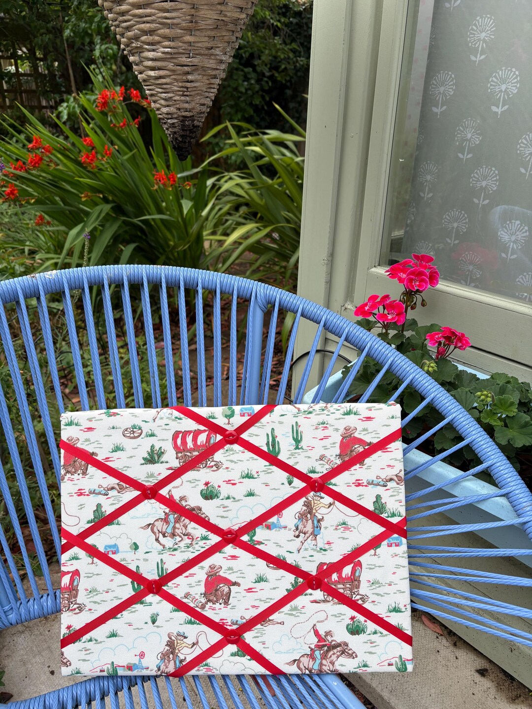 Cath Kidston Cowboy Fabric Memoboard - Etsy