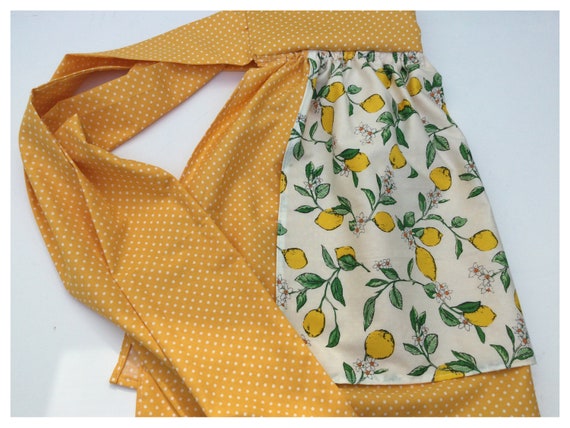 Linens retro lemon apron Home & Living etna.com.pe