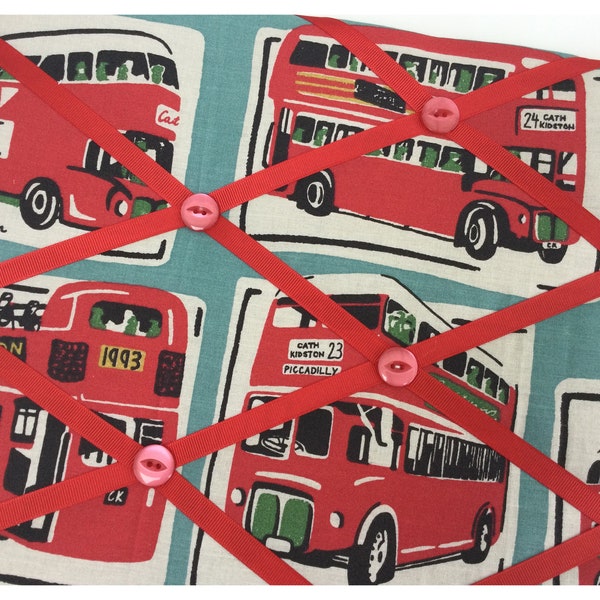 London Bus Fabric - Etsy