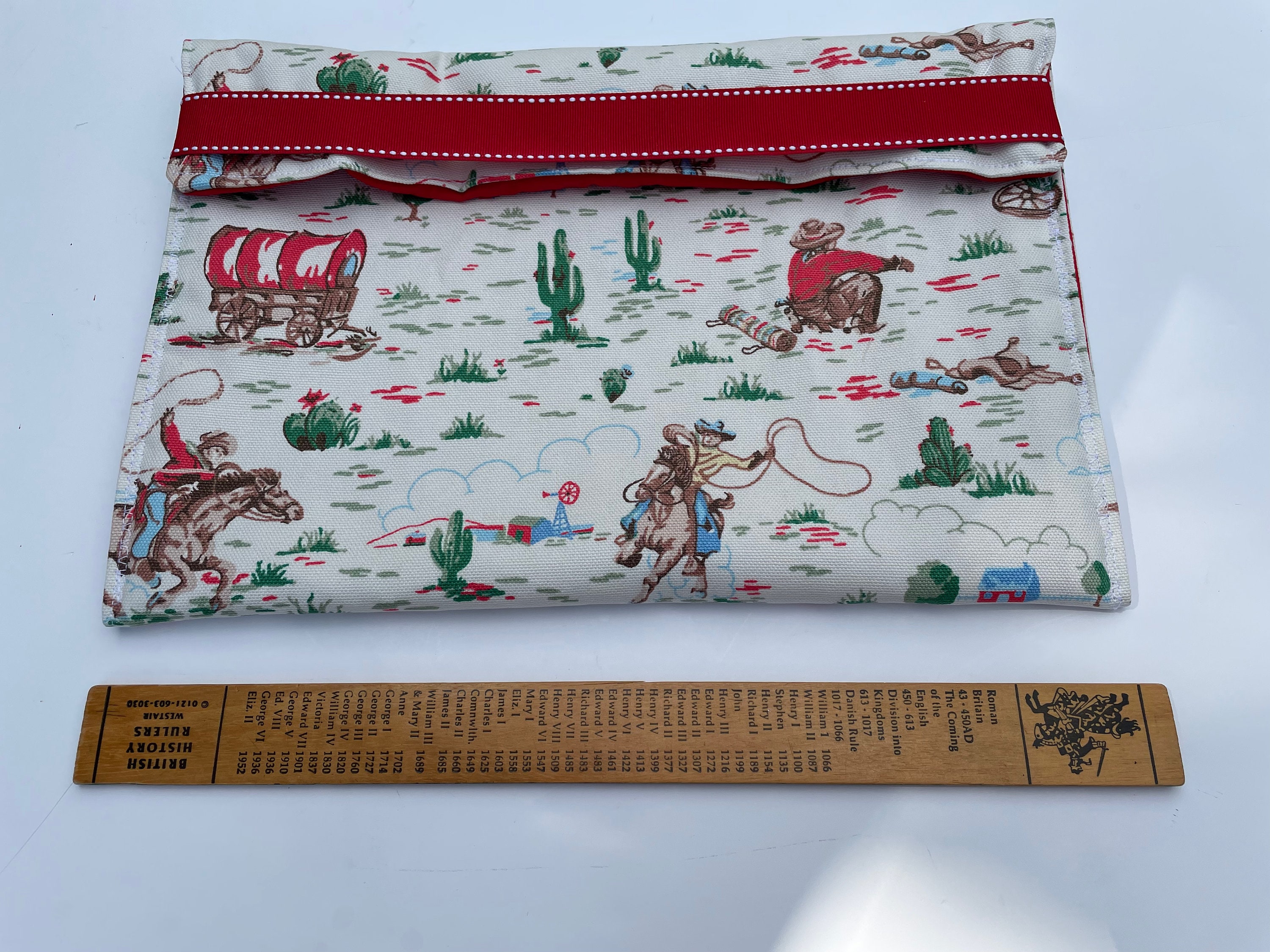 Cath Kidston Cowboy Print A4 Wallet - Etsy