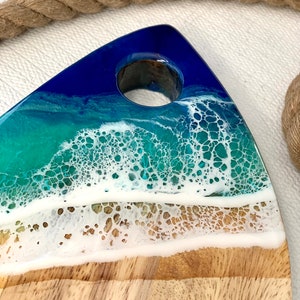 Fish Charcuterie Board, Wave Cutting Board, Cheese Board, Wave ...