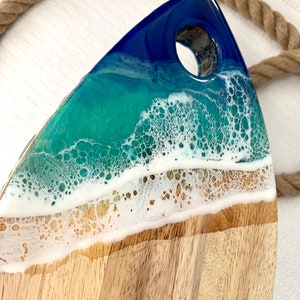 Fish Charcuterie Board, Wave Cutting Board, Cheese Board, Wave ...